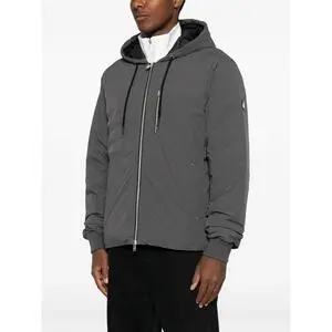 Moose Knuckles Hooded Jacket - Gray