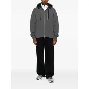 Moose Knuckles Hooded Jacket - Gray