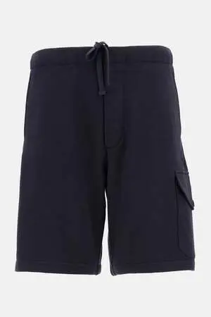 C.P. COMPANY Diagonal Raised Fleece Cargo Sweatshorts