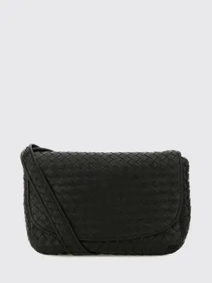 Bottega Veneta Veneto Intrecciato Leather Messenger Bag - Green