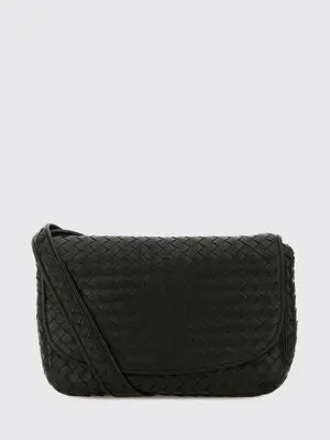Bottega Veneta Veneto Intrecciato Leather Messenger Bag - Green