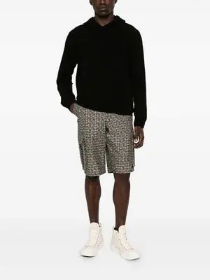 Balmain Monogrammed Cargo Shorts