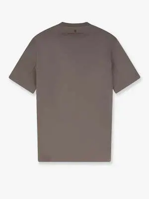 Brunello Cucinelli Cotton T-shirt With Front Embroidery - Multicolor