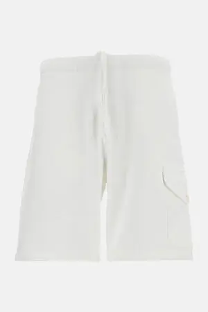 C.P. COMPANY Diagonal Raised Fleece Cargo Sweatshorts