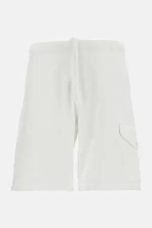 C.P. COMPANY Diagonal Raised Fleece Cargo Sweatshorts - Multicolor