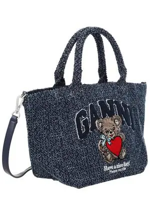 GANNI Tote Bag With Logo