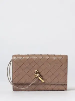 Bottega Veneta Andiamo Pouch With Shoulder Strap - Cream