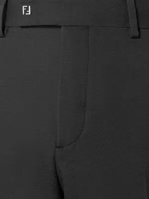 Fendi Virgin Wool Trousers - Multicolor