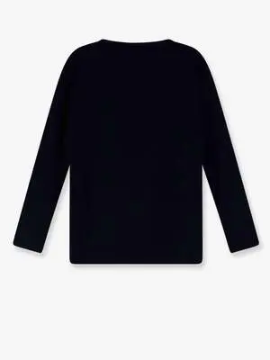 Miu Miu Wool Sweater With Lettering Logo - Multicolor