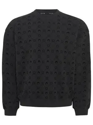 MARINE SERRE Monogram Sweatshirt - Black