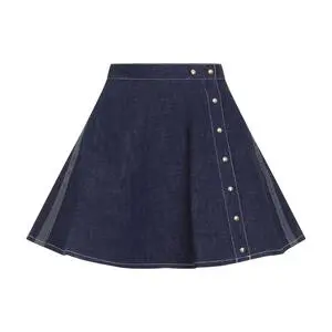 Celine Peplum Skirt - Multicolor