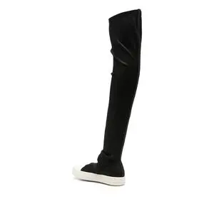 Rick Owens Over The Knee Boots - Black
