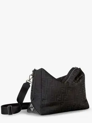 Fendi Lui Large Ff Nylon Crossbody Bag