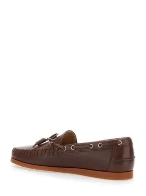 Valentino Garavani Palm Avenue Loafers - Brown