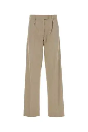 Miu Miu Sand Panama Pant - Brown