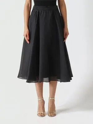 Max Mara Silk Skirt - Black