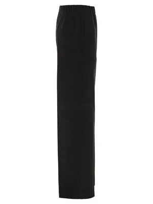 Herno Flannel-effect Wide-leg Trousers
