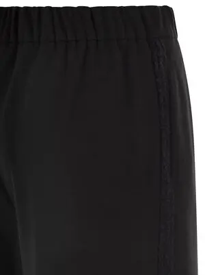 Herno Flannel-effect Wide-leg Trousers
