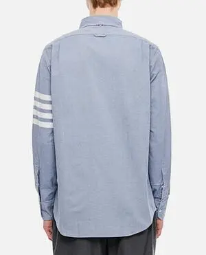 Thom Browne Classic 4bars Cotton Shirt - Multicolor