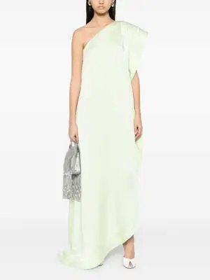 Stella McCartney Long One-shoulder Dress - Green