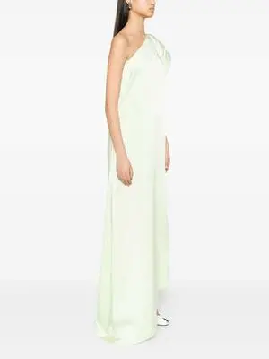 Stella McCartney Long One-shoulder Dress - Green