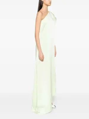 Stella McCartney Long One-shoulder Dress - Green