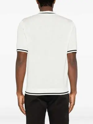 MONTECORE Knit Polo With Contrasting Trim
