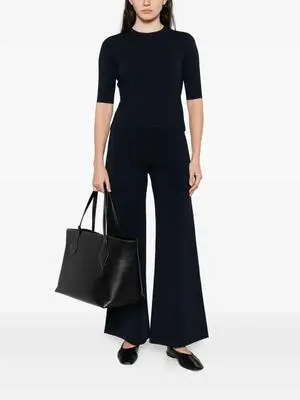 Max Mara Embossed Knit Top - Blue