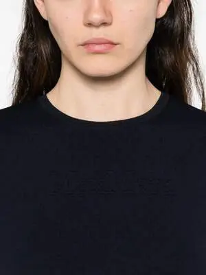 Max Mara Embossed Knit Top - Blue