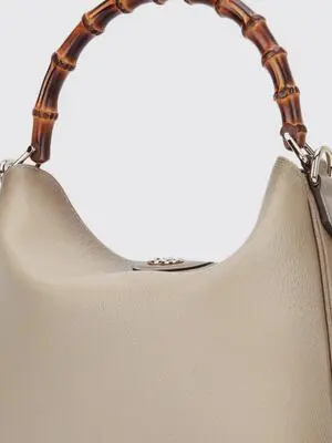 Gucci Diana Grained Leather Handbag - Cream