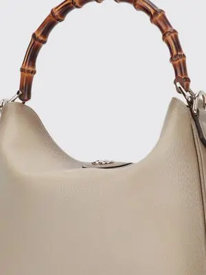 Gucci Diana Grained Leather Handbag - Cream
