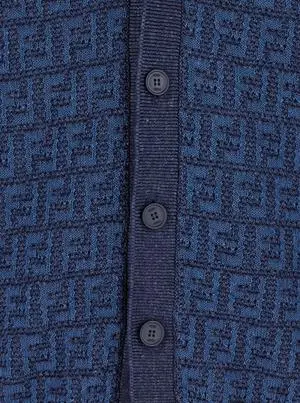Fendi Ff Crochet Cardigan