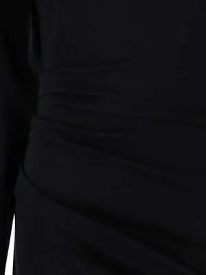 Max Mara Gathered Dress - Black