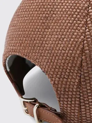 Max Mara Cotton Blend Baseball Cap With Logo