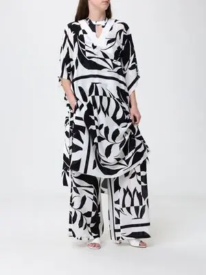 Max Mara Tropical Print Halter Neck One-piece Swimsuit