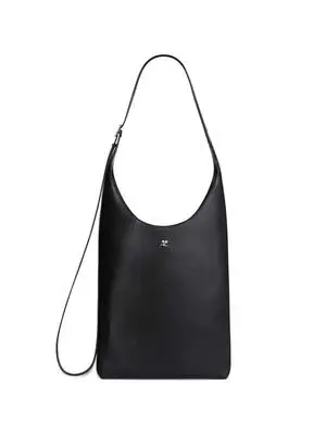 COURREGES Large Melt Tote Bag - Black