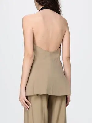Max Mara Double-breasted Sartorial Waistcoat In Wool And Silk Blend