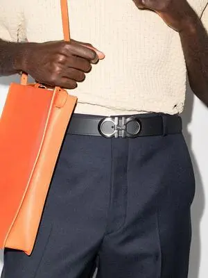 FERRAGAMO Gancini Leather Belt