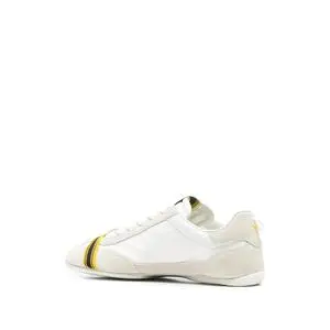 Fendi Paneled Low Top Sneakers - White