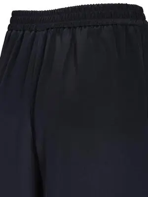 Max Mara Soft Silk Wide Leg Trousers - Blue