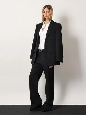 Balenciaga Stretch Wool Trousers