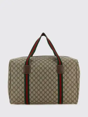 Gucci Gg Supreme Duffle Bag - Cream