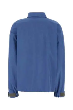 Miu Miu Cerulean Tech Fabric Windbreaker