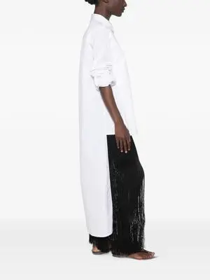 Alaïa Asymmetrical Cotton Poplin Shirt