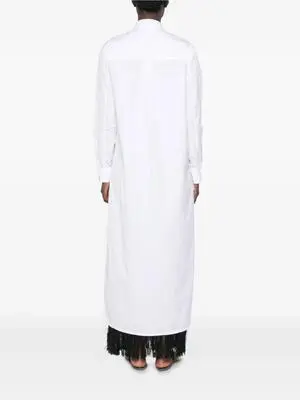 Alaïa Asymmetrical Cotton Poplin Shirt