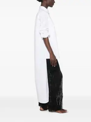 Alaïa Asymmetrical Cotton Poplin Shirt
