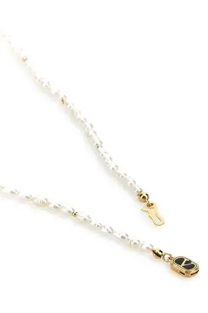 Valentino Garavani Pearls Ovalette Necklace