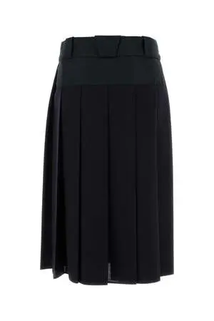 Prada Dark Wool Skirt