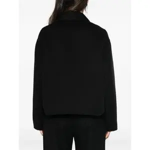 Fendi Oversized Virgin Wool Jacket - Black
