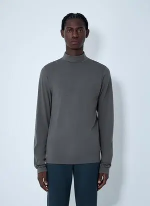 RIER Wool Turtleneck Sweater - Gray